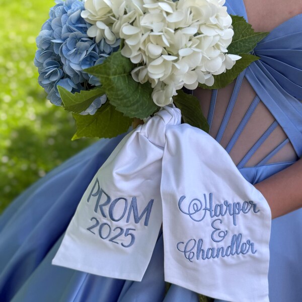 Flower Bouquet Sash, Personalized Sash, Monogram Sash, Prom Sash ...