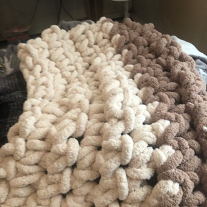 Chunky Rug Chunky Knit Carpet Giant Knit Throw Jumbo Knit | Etsy