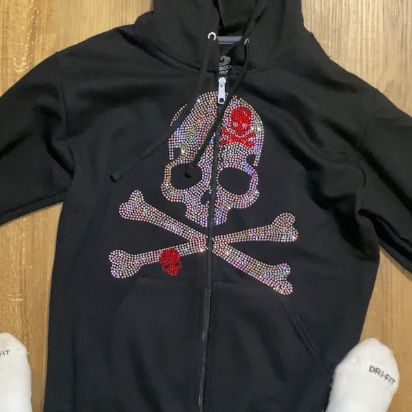 Crystal Skull Transfer , Iron on Skull Transfers , Skull Motif , Hot ...