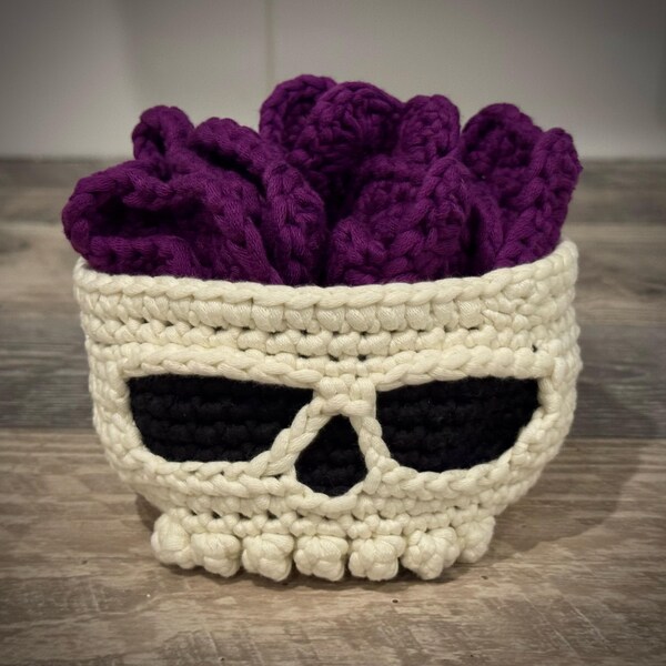 Brainy Skull Coaster Set CROCHET PATTERN / Skull Coaster PDF English ...