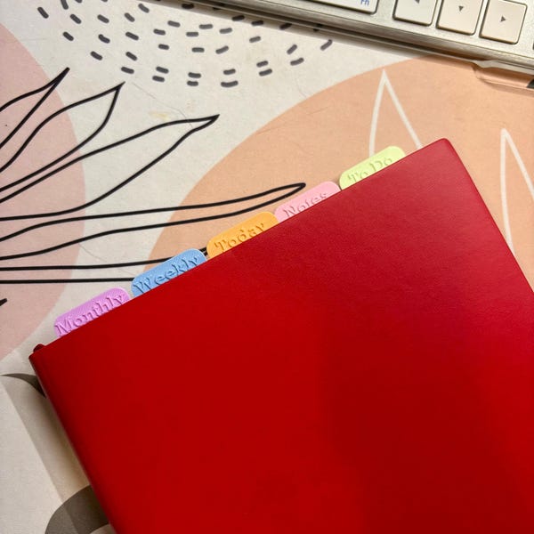 Colourful Planner Tabs, Page Markers, Index Tabs, Page Markers ...