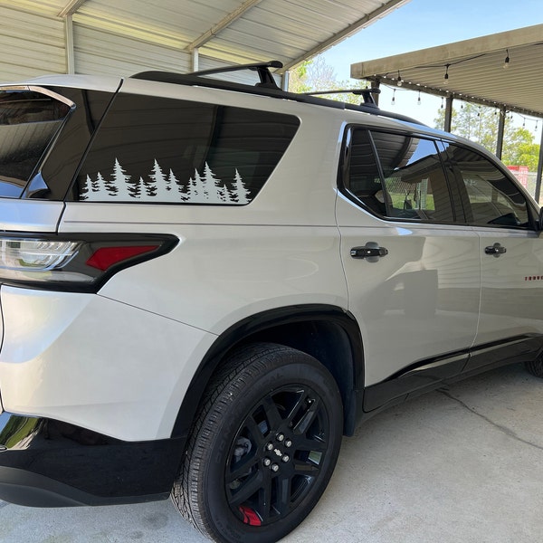 Treeline Vinyl Sticker Decal - Etsy