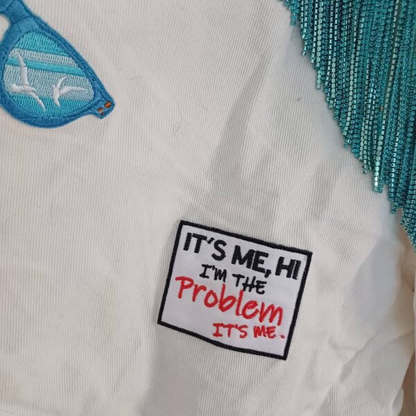 Don't Be A Salty Funny Iron on Patch ,DIY Patch for Jacket, Backpack ...