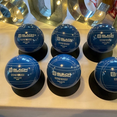 Personalized Bocce Ball Set 110mm EPCO Tournament Balls - Etsy