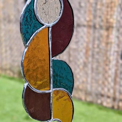 Rose Pattern Stained Glass Pattern DIY Stained Glass Pattern Pdf Flower ...