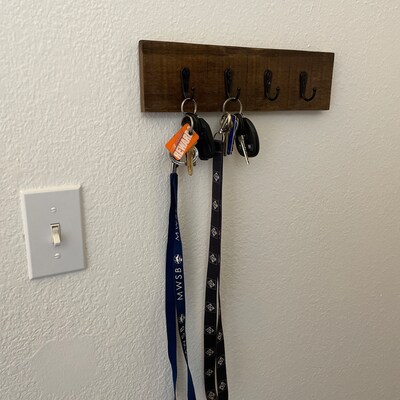 Rustic Handcrafted Key Holder - Etsy