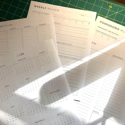 Printable Planner, Printable Student Planner Bundle, Study Planner ...