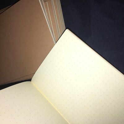 10-pack Kraft Notebook 60 Pages 30 Sheets Paper 80 Gsm Traveler ...