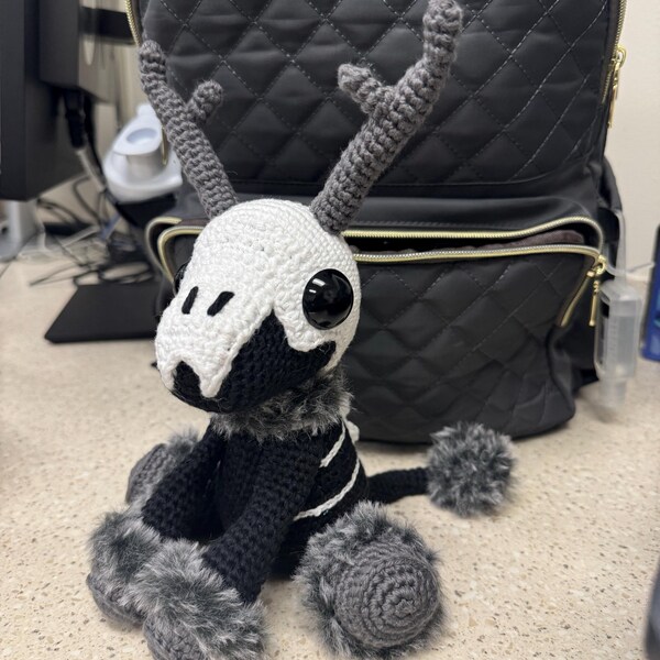 CROCHET PATTERN for Little Cryptid Amigurumi, Cute Monster Pattern, Skull Goth Halloween Decor ...