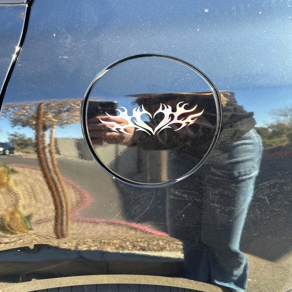 Car Tramp Stamp Vinyl Decal | Rearview Mirror Window Bumper Sticker ...