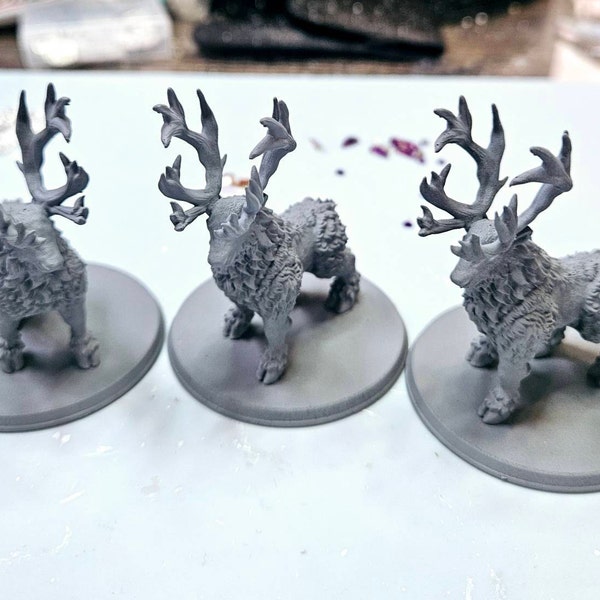 Wolf Large 28mm Resin Animal Miniatures | Minis | Pathfinder | RPG ...
