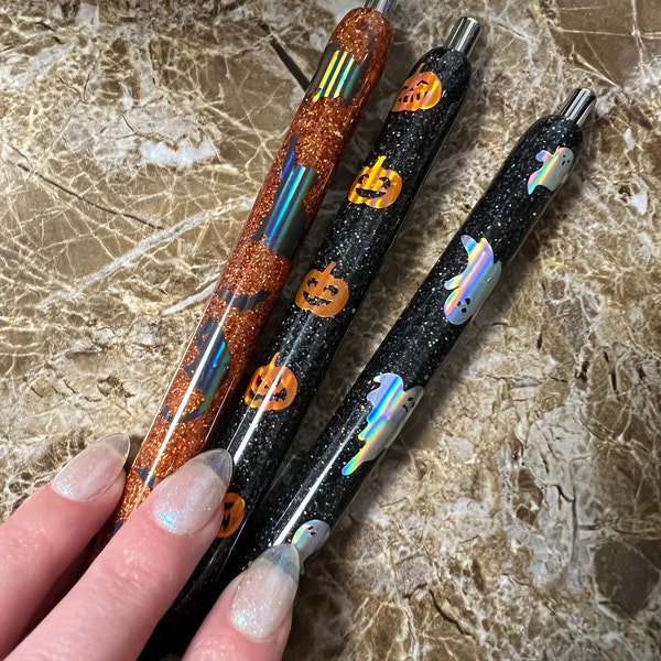 Halloween Pen, Jack O Lantern Pen, Ghosts Pen, Inkjoy Gel Pen ...