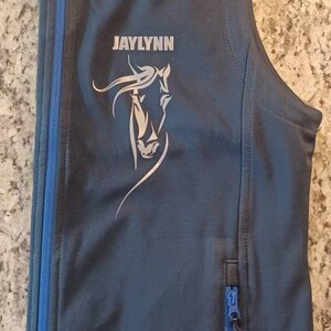 Ladies Equestrian & Horse Rider Soft-shell Reflective Bodywarmer for Road Safety - Etsy UK