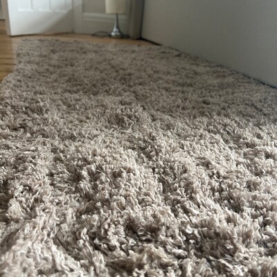 Natural Beige Super Soft Shaggy Rug Warm Living Area Bedroom - Etsy