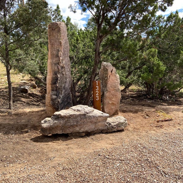 House Address Number Plaque Vertical Steel Corten Home Address - Etsy