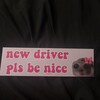 New Driver Pls Be Nice | Bumper Sticker AND Magnet | Funny Meme Sticker ...
