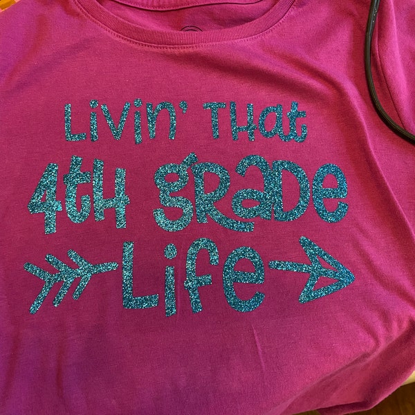 Livin That 4th Grade Life Svg, Livin That Fourth Grade Life Svg, 4th ...