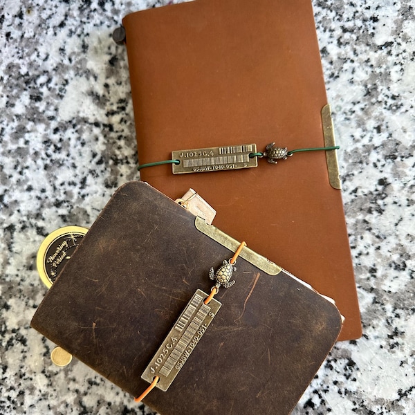 Traveler's Notebook Vintage Charms | Bracelet Charm Connectors | Midori ...