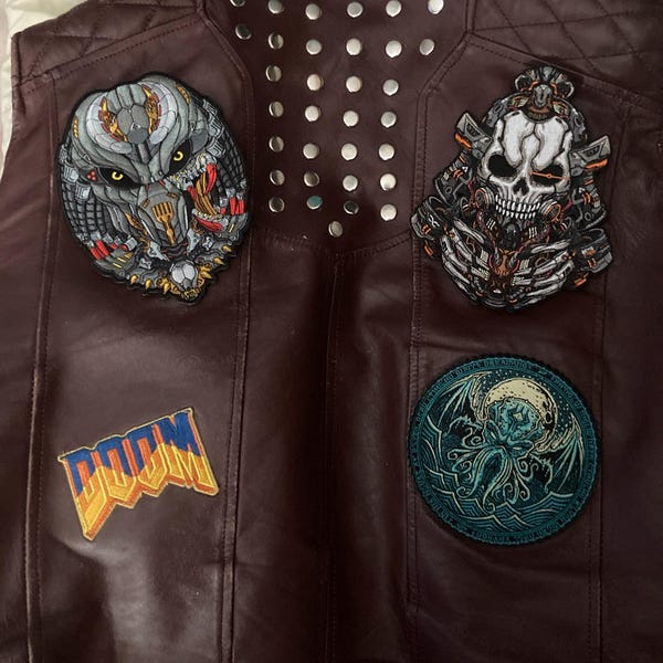 PATCHLAB Cyberpunk #8 Mecha Cat PVC Morale Patches Hook and Loop ...