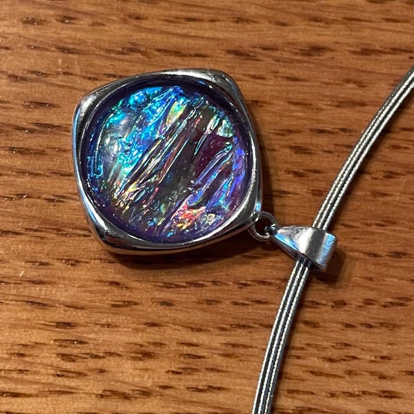 3D Aurora Fusion Tubes Round , Instant Inlay, Faux Dichroic, Aurora ...