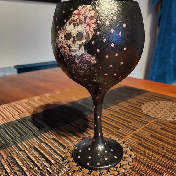 Corpse Bride Inspired Bottle Lamp and Glass Set - Etsy UK