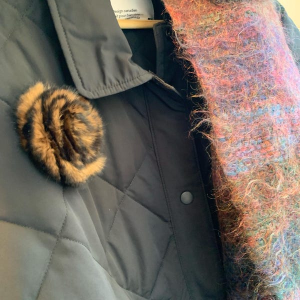 Shearling Fur Fedora Hat, Denim Blue Color, Real Soft Spanish Merino ...