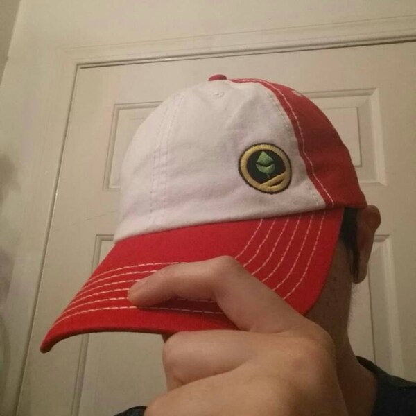 POKEMON GO Trainer Red Cap - Nintendo Embroidered Hat - Anime Cosplay ...