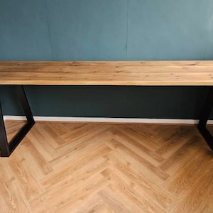 Bespoke Rustic Gaming Desk With A Frame Industrial Legs - Etsy UK