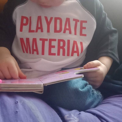 Playdate Material Shirt Boys Valentine's Shirt Boy - Etsy