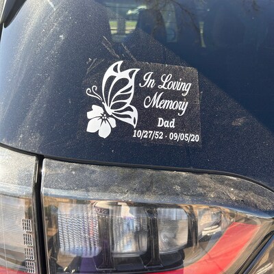 Truck Driver in Loving Memory Decal, Custom in Loving Memory Car Decal ...