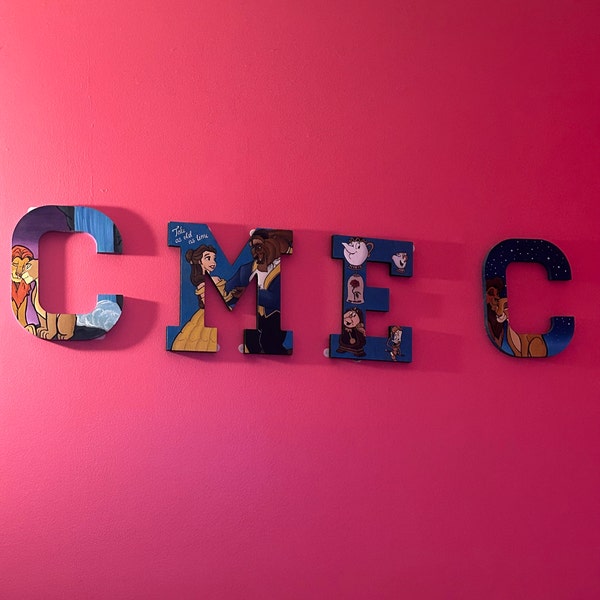 Custom Hand Painted Wall Letters - Etsy