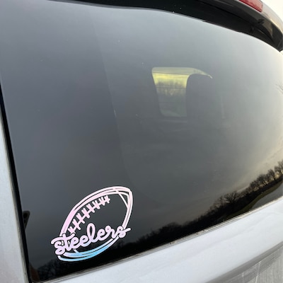 Pittsburgh Steelers Football Vinyl Car Decal, Steeler Nation, Car ...