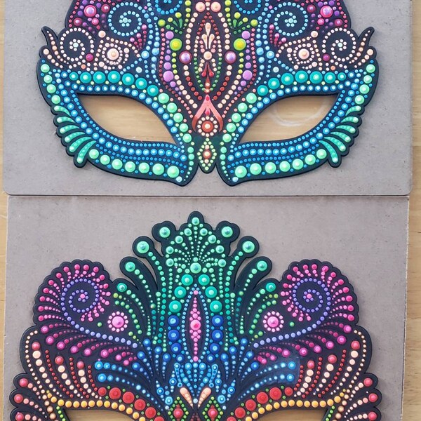 Paint Your Own No.46 Dot Mandala Pattern DIY 7.25 Diameter Board Paint ...