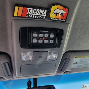 2005-2011 Toyota Tacoma Overhead Auxbeam 6 Gang 3D Printed Switch Panel ...