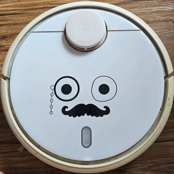 Crazy Eyes Robot Vacuum Sticker Decal, Eye Stickers, Vinyl Decal for ...
