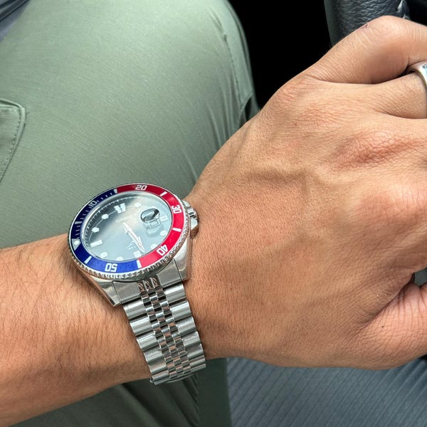 Casio MDV106B-2AVCF, PEPSI, Duro, Men's Silver S/steel Watch, 200-meter ...