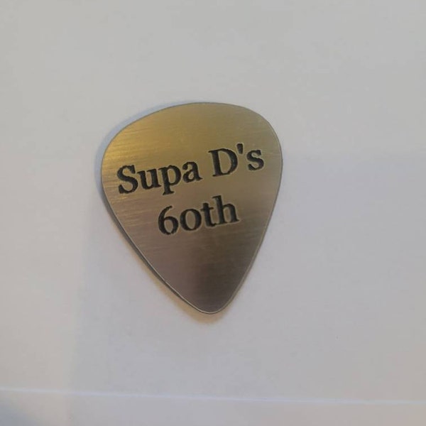 PERSONALISED GUITAR PLECTRUM Acrylic Music Themed Wedding Table ...