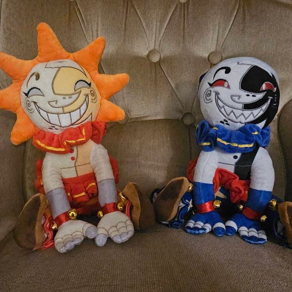 Sun and Moon Plushies READY TO SHIP - Etsy