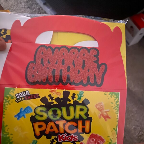 Sour Patch Kids Gift Box, Sour Patch Gift Box, Sour Patch Party Favor ...