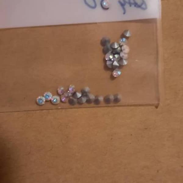 Vintage Swarovski Rhinestone Lot Fancy Crystal Clay Mix 10pp 34ss ...