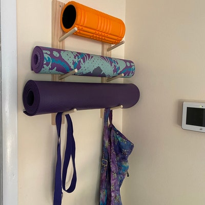 Yoga Mat Rack / 1, 2, 3, 4, 5, 6, 10, 20 Mat Racks / Yoga Mat Holder ...