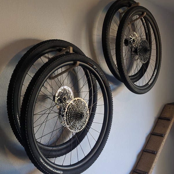 Bike Wheel Wall Hanger Mount | Display Holder | Compatible With Road ...