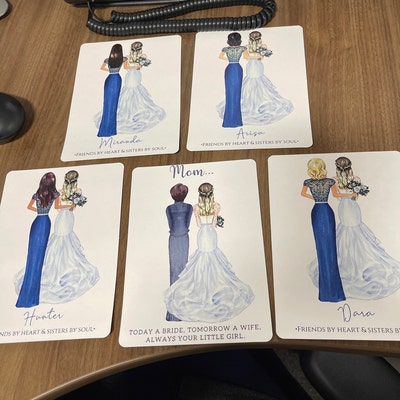 Personalised Bridesmaid Print, Bridal Party Print, Team Bride Print ...