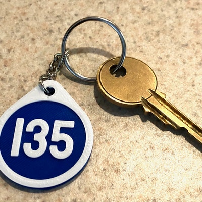 Number Keychains Customized Numbers and Colors - Etsy