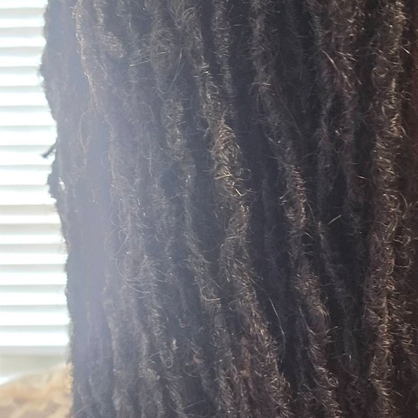 Dreadlock Clip Ins, Sister Loc Clip Ins With Curly Ends - Etsy