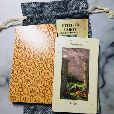 Etteilla Tarot Deck Published in the 1800s by B.P. Grimaud Paris for ...