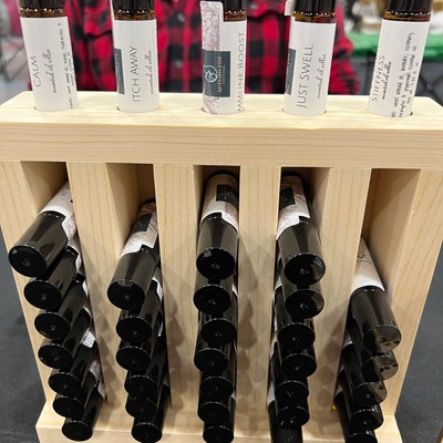 Modern Roller Bottle Display for 10 Ml Bottles 12 18 & 24 - Etsy