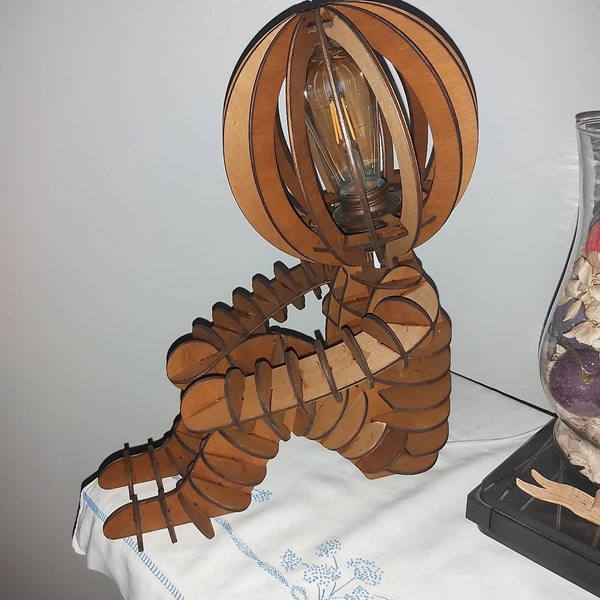 Sitting Human Figure Lamp Shade: Laser Cut Files DXF, SVG - Etsy