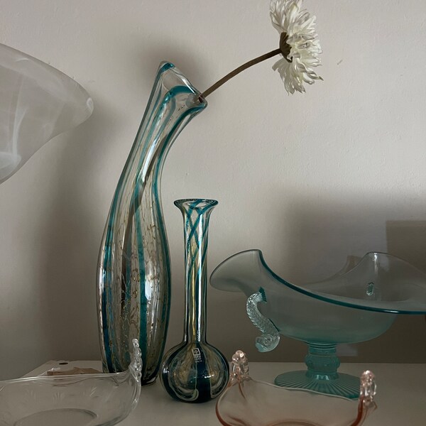 Cobalt Blue Heisey by Mosser Glass Rams Head Stopper Style Paperweight ...