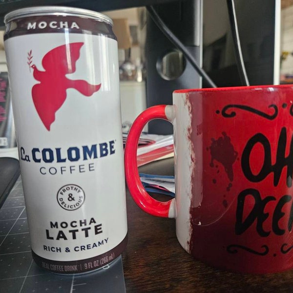 OH DEER Mug Fan Art Alastor's Mug Alastor Fanart Tea Cup Radio Demon ...